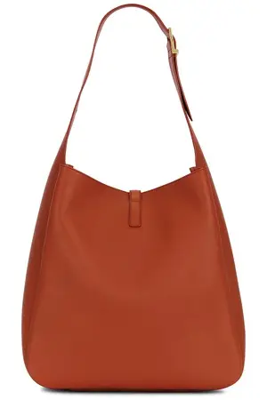 Saint Laurent Large Le 5 A 7 Shoulder Bag - Dark Mandarin