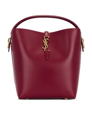 Saint Laurent Le 37 Bucket Bag - Spicy Cherry