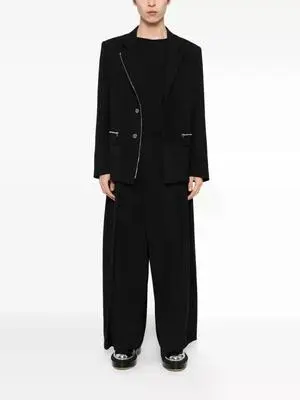 SONGZIO Asymmetric-wrap Trousers