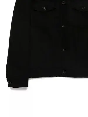 Attachment Buttoned-pocket Jacket - Black