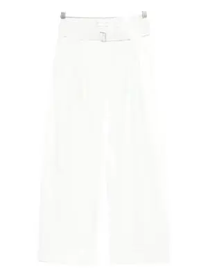 Christian Wijnants Pigata Belted Trousers - White