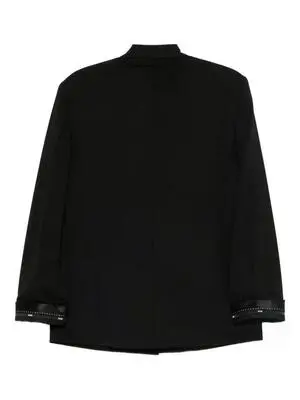 MSGM Buttoned Embellished-cuff Jacket