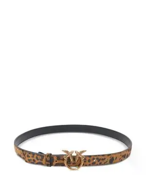Pinko Leopard-print Belt - Brown