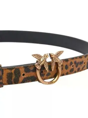 Pinko Leopard-print Belt - Brown