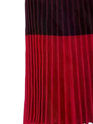 MRZ Pleated Midi Skirt - Brown