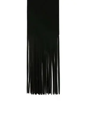 Sportmax Fringed Wool Scarf