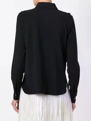 Maison Kitsuné Ruffled Panel Shirt