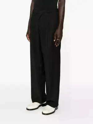 AMARANTO Pleated Trousers
