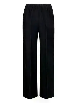 FORTE_FORTE Straight-leg Velvet Trousers