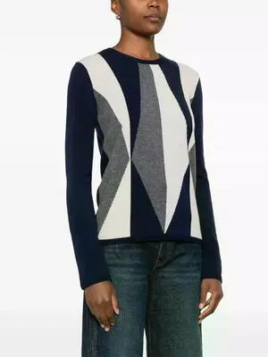 Emporio Armani Geometric-pattern Sweater