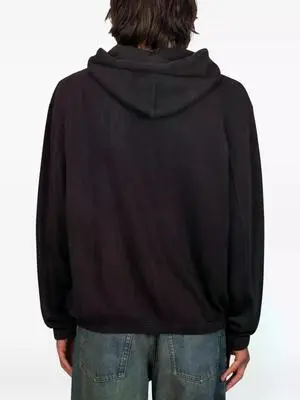 ANOTHER ASPECT Zip-front Cotton Hoodie