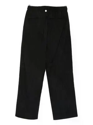 Attachment Pinstripe Trousers - Black