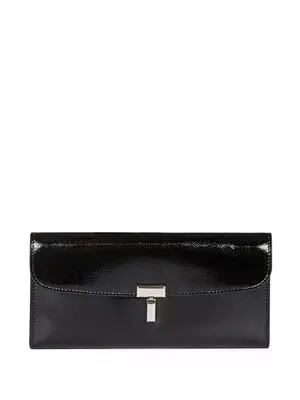 TOTÊME Turn-lock Leather Wallet - Black