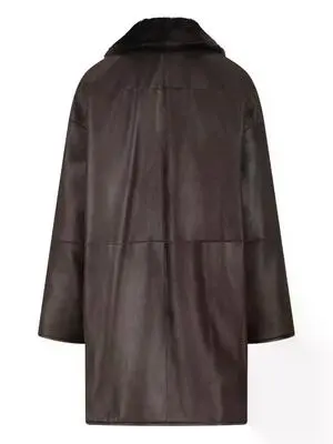 Max Mara Reversible Leather Coat