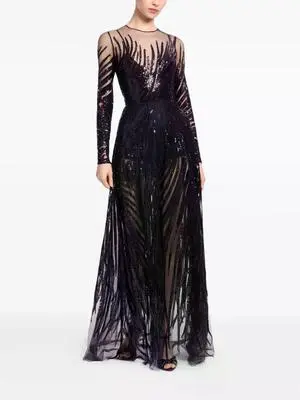 Sheer Tulle Maxi Dresses