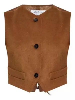 Max Mara Button-front Waistcoat