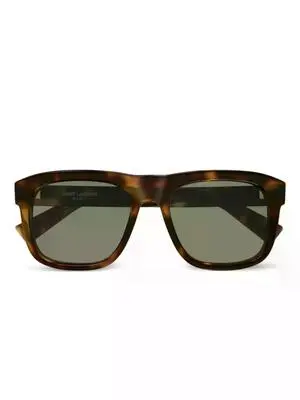 Saint Laurent Sl 558 Tortoiseshell Sunglasses - Brown