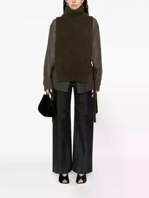 UMA WANG High-neck Knitted Top