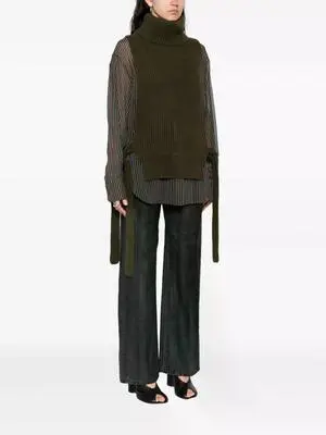 UMA WANG High-neck Knitted Top