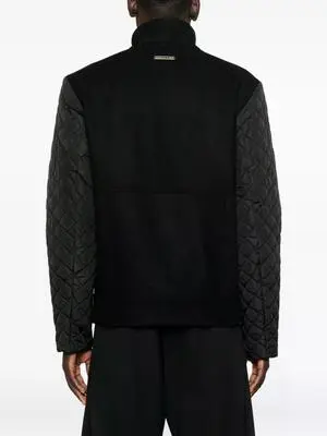 LES HOMMES Quilted Panelled Jacket