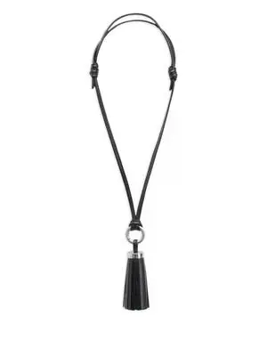 Ami Leather Keyring - Black