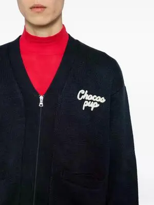 CHOCOOLATE Intarsia Knit Cardigan