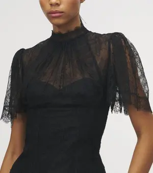 Alexander McQueen Lace-detail Blouse