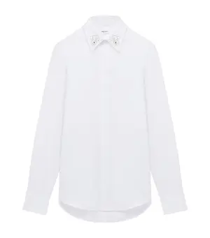 Alexander McQueen Cotton Embroidered Shirt