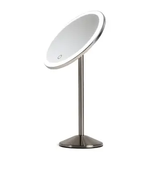 ILIOS Tabletop 5x Rechargeable Led Mirror - Silver