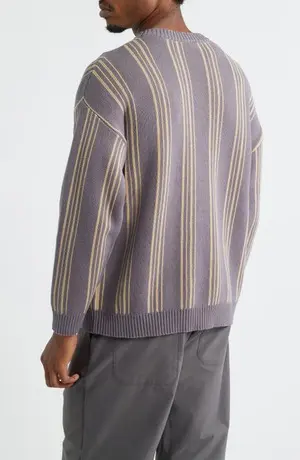 SANTO STUDIO Striped Cotton Sweater