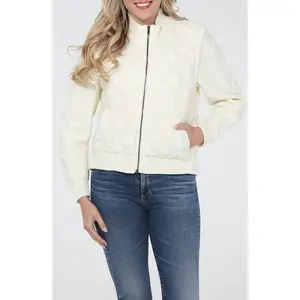 Women's Ivory Leather Jackets
