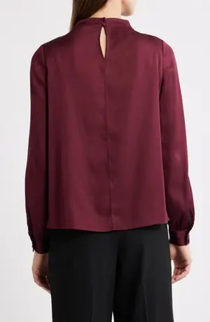 Elie Tahari Ember Stretch Silk Top