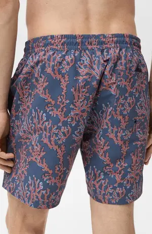 Mango Printed Swim Trunks