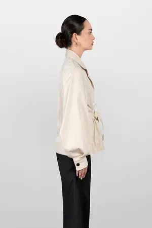 LAURA APARICIO Drill Bomber Jacket
