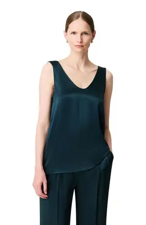 Another Tomorrow Cut Out Camis Tanks For Women