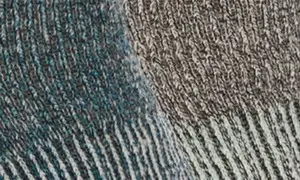 United By Blue Assorted 2-pack Wool & Cotton Blend Quarter Socks - Black/teal