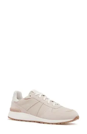 FRANKIE4 Leather Lace-up Sneakers - Ecru