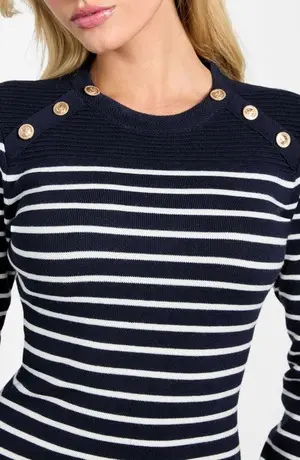 Guess Striped Sweater Dress