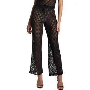 Hanky Panky Alina Sheer Lace Tap Pants - Black