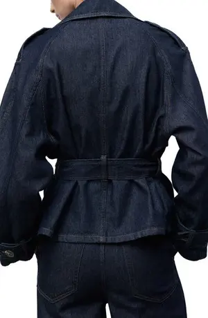 Mango Denim Trench Jacket