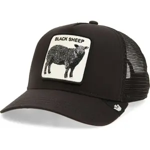 GOORIN BROS The Sheep Patch Trucker Hat - Black