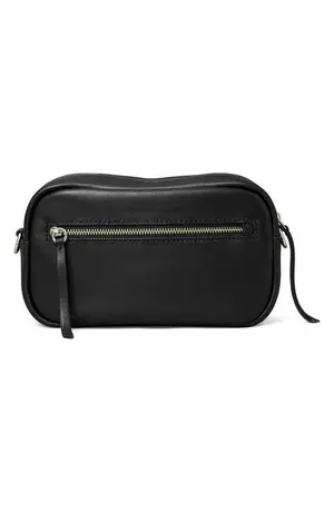 Tory Burch Mini Miller Soft Leather Crossbody Bag - Black