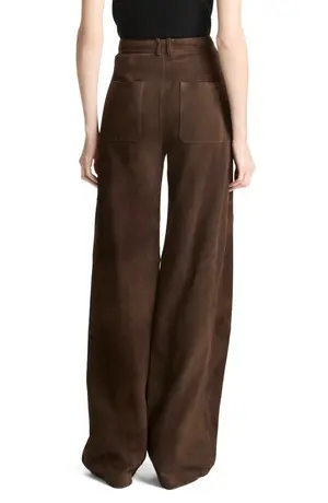 Vince Suede Wide Leg Pants