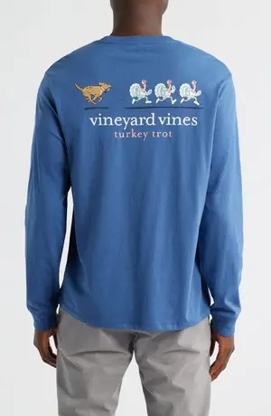 Vineyard Vines Turkey Trot Cotton Graphic T-shirt