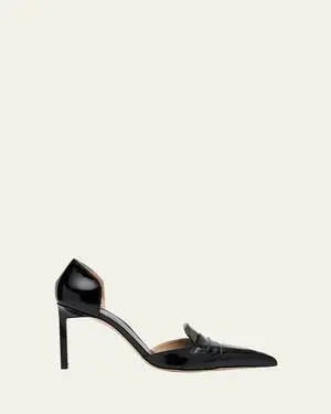 TOM FORD Eva Patent Leather Pumps - Black
