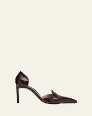 TOM FORD Eva Patent Leather Pumps - Cherry