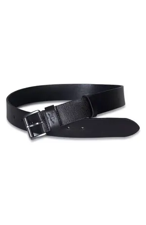 ALLSAINTS Distressed Milled Leather Belt