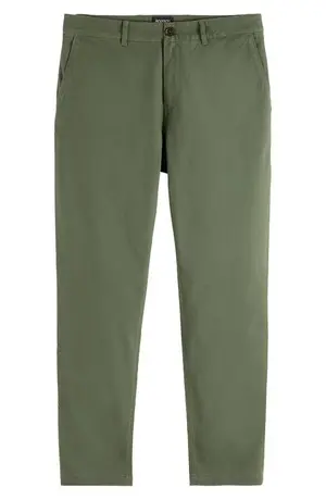 Scotch & Soda Drift Stretch Cotton Chinos - Thyme