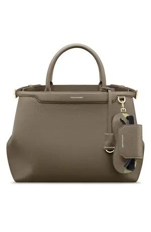 MAISON DE SABRE Leather Sunglasses Case - Cashmere Matcha