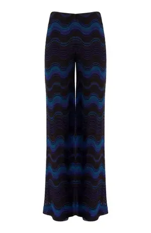 Missoni Wave Pattern Palazzo Trousers